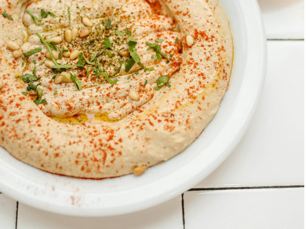Herbed Microgreen Hummus - THE SAGE